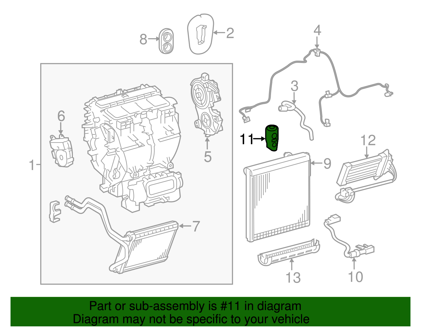 2006-2019 Toyota Expansion Valve 88515-02530 | Toyota Parts Center
