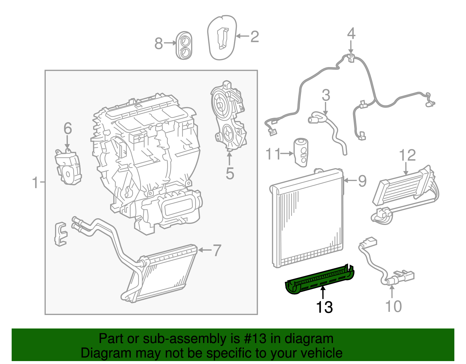2010-2019 Toyota Heater Core Access Cover 88899-06100 | Toyota San Diego Parts