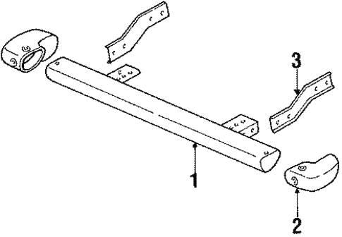Bumper & Components - Rear for 1995 Isuzu Pickup | Isuzu Parts Center