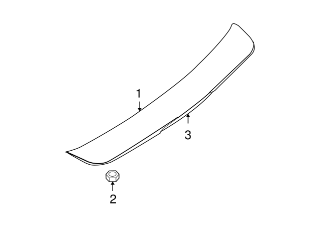 2009-2011 Nissan Maxima High Mount Lamp 26590-9N02A | Team Nissan Inc.