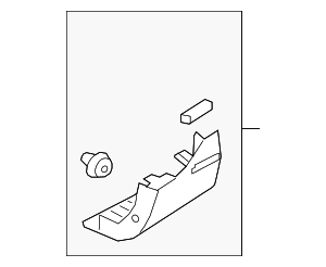 2016-2021 Mazda CX-3 Lower Molding D10E-51-PP0C | Mazda-Parts