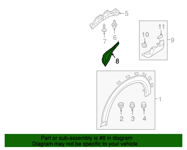 2016-2021 Mazda CX-3 End Plate D10E-51-PC1B | RealMazdaParts.com
