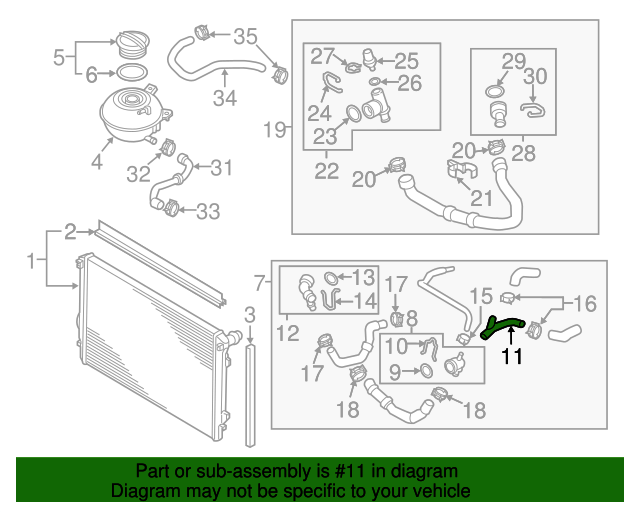 5Q0-121-087-B - Y-Piece 2015-2016 Audi A3 | Audi OEM Parts
