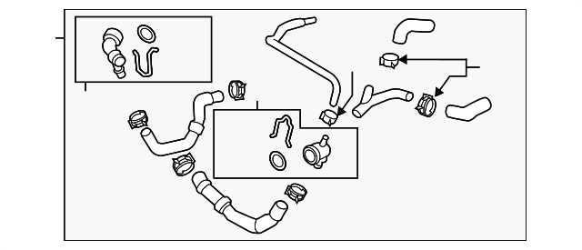 5Q0-122-101-GN - Radiator Coolant Hose 2015-2016 Audi | AutoNationParts.com