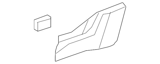 25895223 - Black Driver Side Rocker Panel Rear Molding - 2007-2017 GM ...