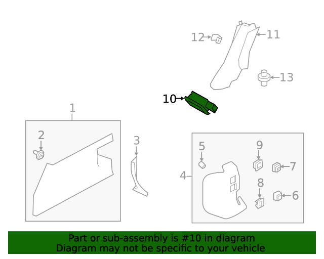 Genuine OEM Courtesy Lamp Part# LR098311 Fits 2018-2023 Land Rover: Up ...