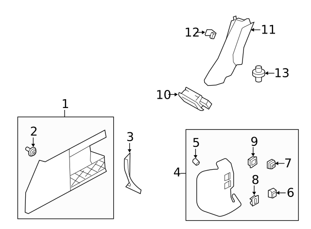 Genuine OEM Courtesy Lamp Part# LR098311 Fits 2018-2023 Land Rover: Up ...