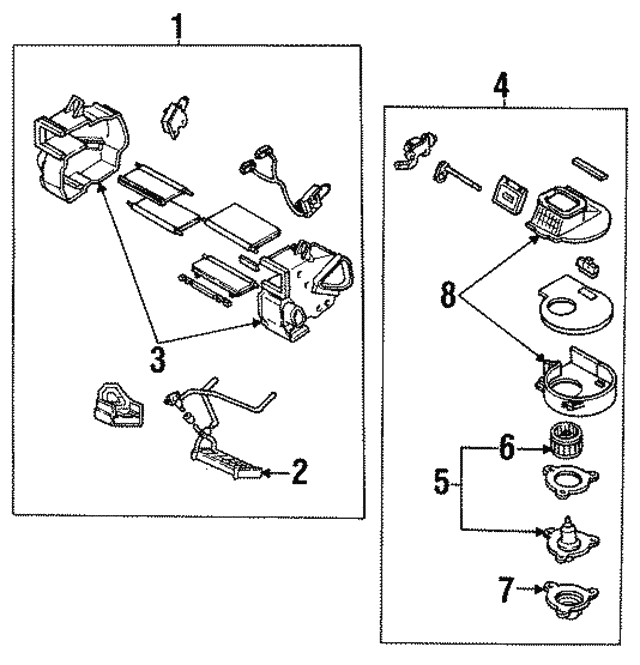 Mazda Blower Motor UB94-61-B10 | Auto Parts