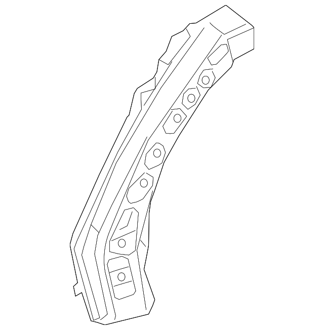 53707-06060 - Front Extension - 2018-2023 Toyota | Sparks Parts