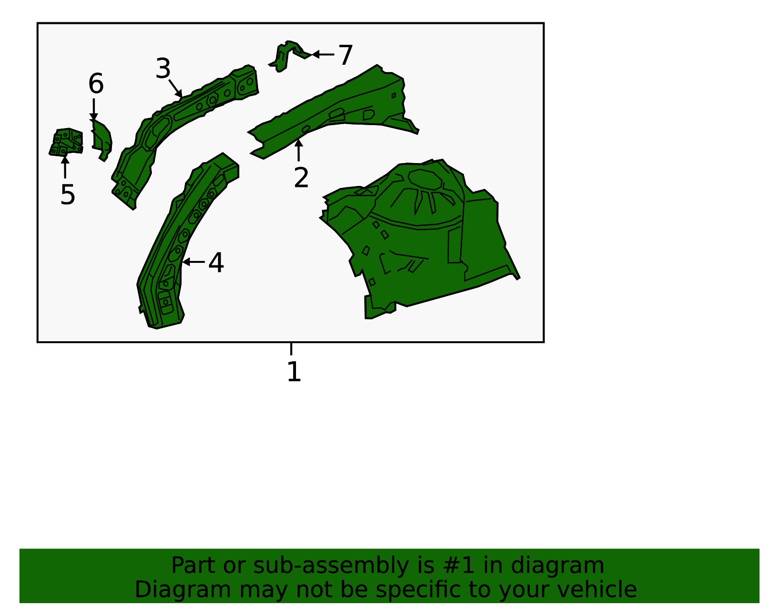 2018-2024 Toyota Camry Apron Assembly 53702-06240 | Toyota Parts Center