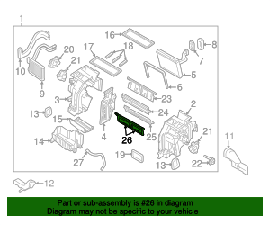 97216-3S010 - HVAC Blend Door 2011-2016 Kia Optima | Kia.Parts Store
