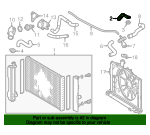 Radiator Assembly Upper Support - Toyota (16533-0T050) | Toyota Parts