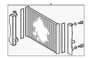 16410-0T031 - Radiator Assembly - 2009-2017 Toyota | OEM Genuine Toyota ...