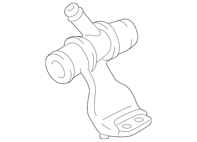 16577-0T030 - Pipe, Radiator - 2009-2017 Toyota | OEM Genuine Toyota Parts