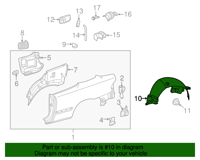 208-690-26-62 - Splash Shield 1999 Mercedes-Benz | Mercedes-Benz USA Parts