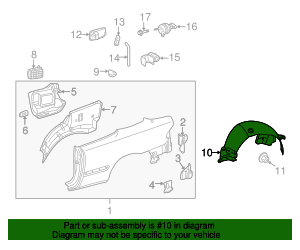 208-690-26-62 - Splash Shield 1999 Mercedes-Benz | Mercedes-Benz USA Parts
