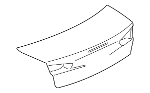 2008-2015 Mitsubishi Lancer Trunk Lid 5920A061 | Mitsubishi Parts Central