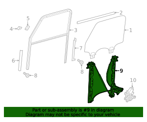 463-720-01-03 - Window Regulator 2019-2024 Mercedes-Benz | AutoNation Parts