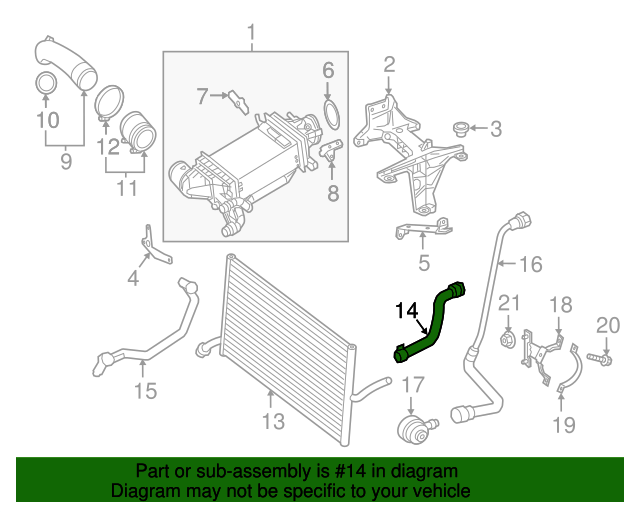 172-501-74-82 - Inlet Hose 2016-2020 Mercedes-Benz | AutoNationParts.com