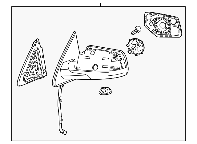 2015-2020 GM Mirror Assembly 84347490 GM | GMPartsDirect.com