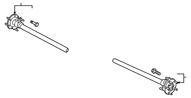 2019-2023 Ford Ranger Axle Assembly KB3Z-4234-B | Online Ford Parts Catalog