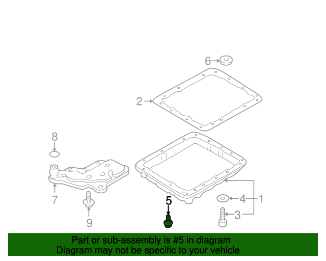 1998-2004 Nissan Trans Pan Bolt 31377-41X06 | OEM Parts Online