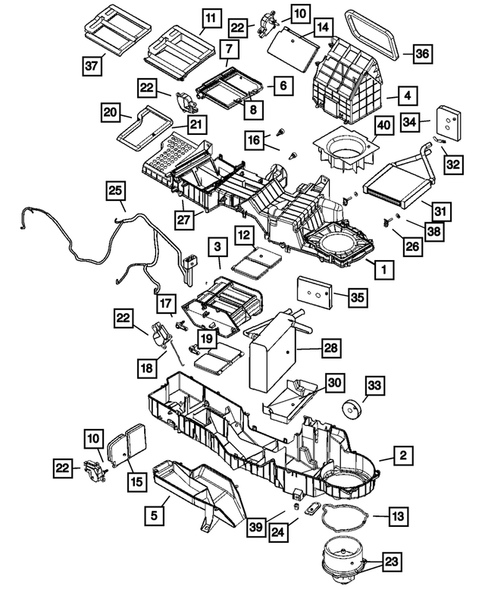 Air Conditioner and Heater Units for 2005 Dodge Ram 1500 | My Mopar Parts