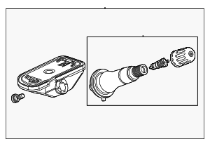 2021-2022 GM Tire Pressure Indicator Sensor 13542523 | GMPartsDirect.com