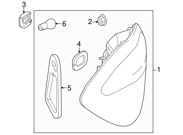 166-906-05-02 - Tail Light Assembly 2017-2019 Mercedes-Benz ...