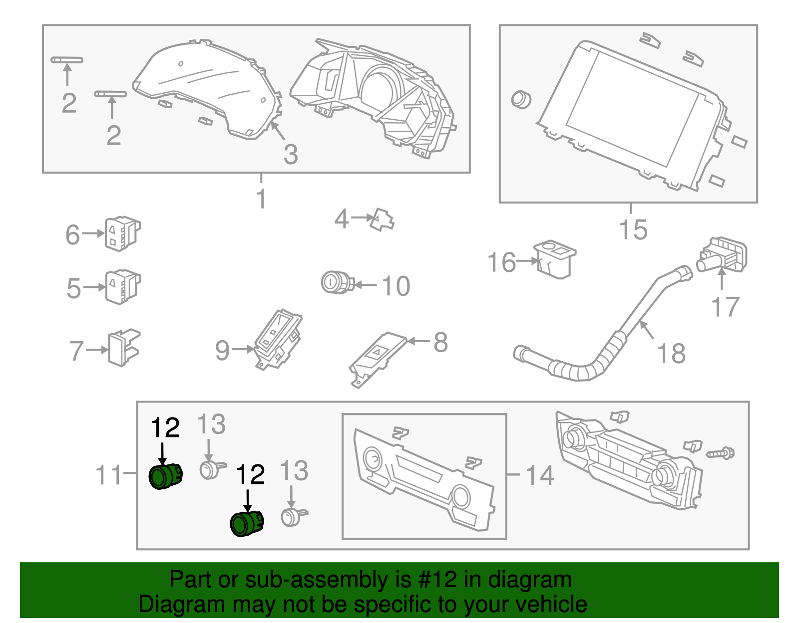 79622-TLA-A41ZB - Heater Control Knob 2017-2022 Honda CR-V | Honda ...