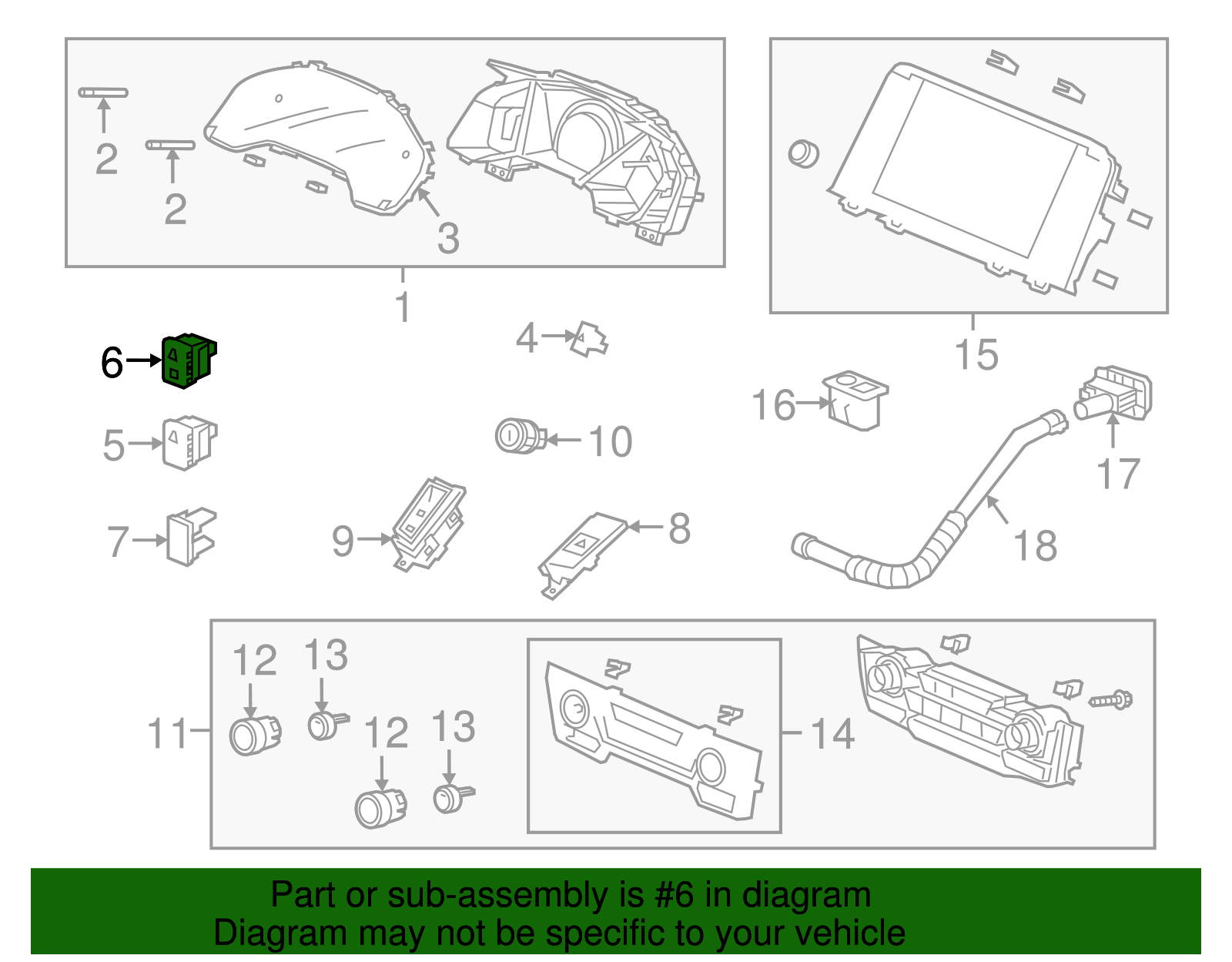35370-TLA-C01 - 2020-2024 Honda - Switch | Honda Car Parts Direct