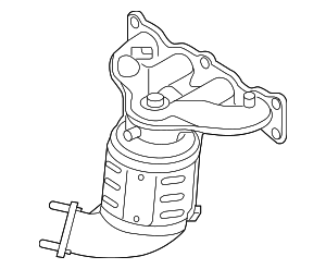 Genuine Exhaust Manifold for 2015-2019 Hyundai Sonata | Part# 28510 ...