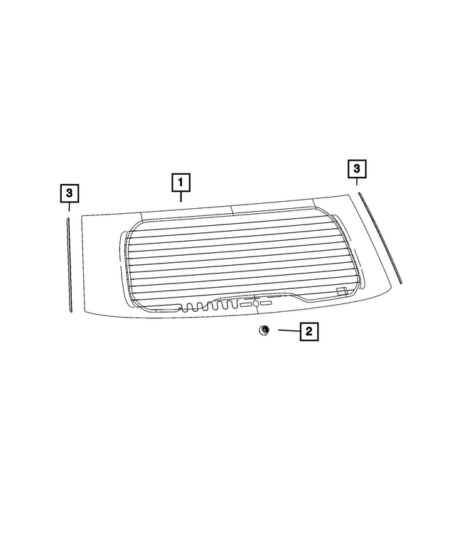 2022-2024 Jeep Grand Cherokee Backlite 68378372AD | Mopar eStore