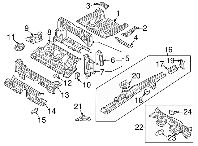 5Q0-803-274-A - Retainer 2015-2020 Audi | Audi OEM Parts