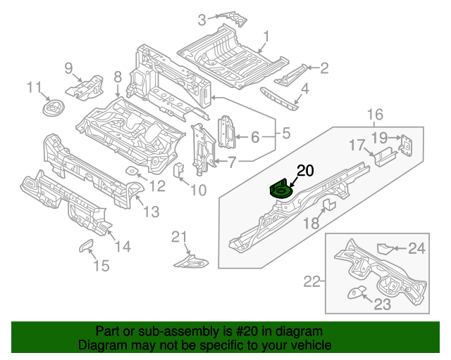 5Q0-803-458 - Spring Seat 2015-2024 Audi | Audi OEM Parts