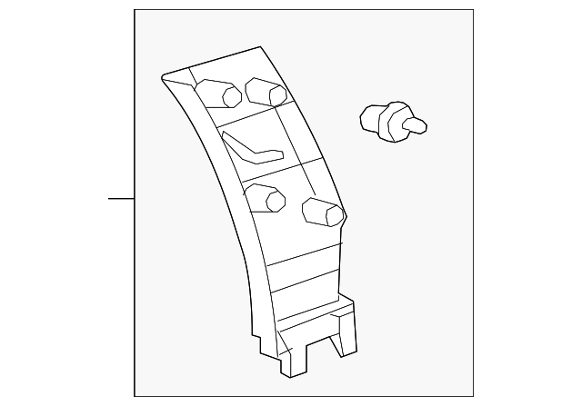 62510-0C081-C2 - Upper Trim - 2009-2020 Toyota Tundra | Nucar Toyota Parts