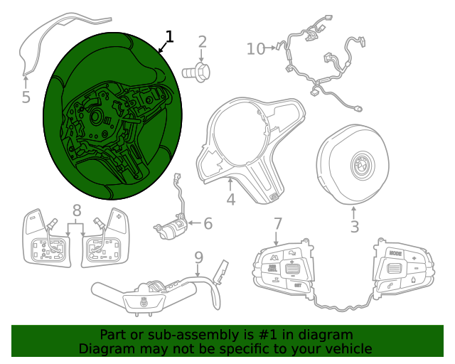 Genuine BMW 32-30-8-097-998 | Steering Wheel | FREE Shipping on Most ...