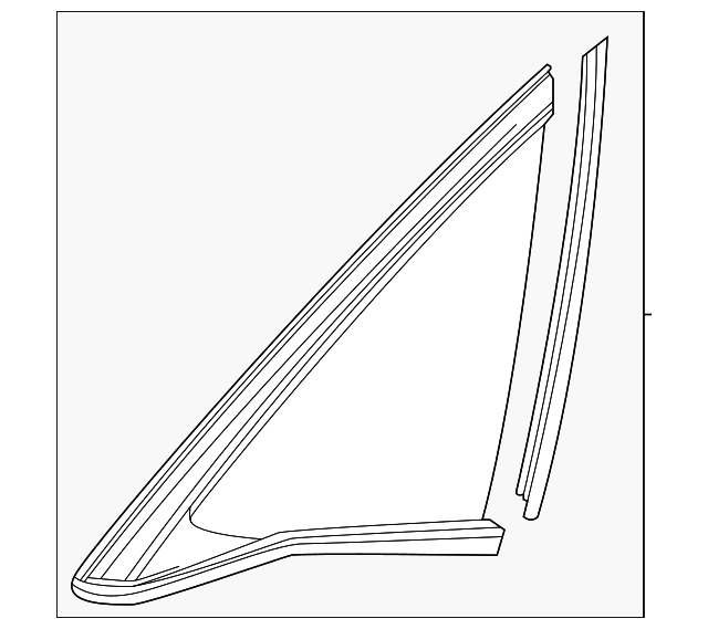 73500-T20-A11 - 2022-2025 Honda Civic - Quarter Glass | Honda Parts Guys