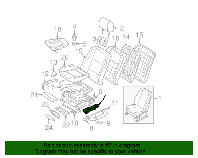 Genuine BMW 52-10-8-150-022 | Seat Adjuster | FREE Shipping on Most ...