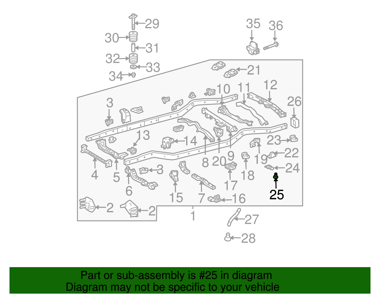2003-2014 Toyota Tie Down Hook Bolt 91642-81235 | Toyota Parts Center