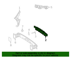 2020-2021 Mercedes-Benz Lower Mount 118-885-54-02-64 | MB OEM Parts
