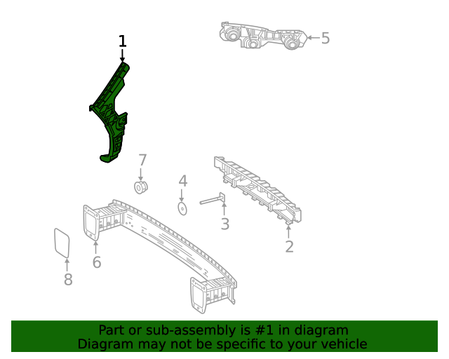 Side Reinforced - Part #1188850100 | Mercedes Parts Center