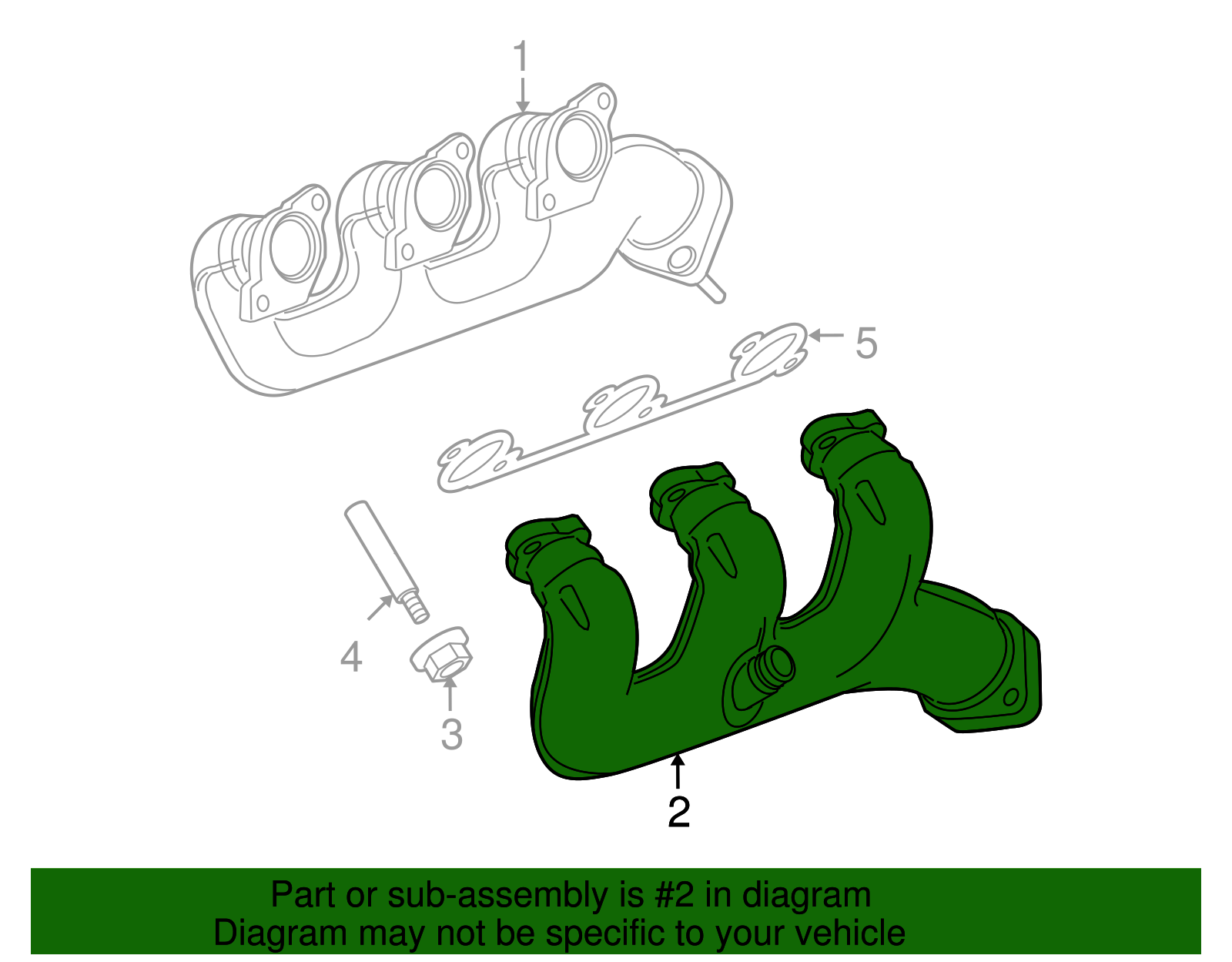 LKC000877 - High-Quality Exhaust Manifold for 2005-2007 Land Rover LR3 ...