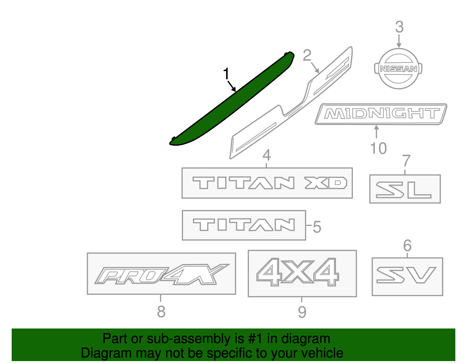 93486-9FV0A - Top Cap 2016-2024 Nissan | Nissan Parts & Accessories Online