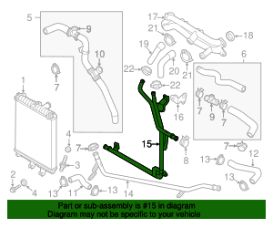 06E-121-083-H - Pipe Assembly Audi OEM Parts