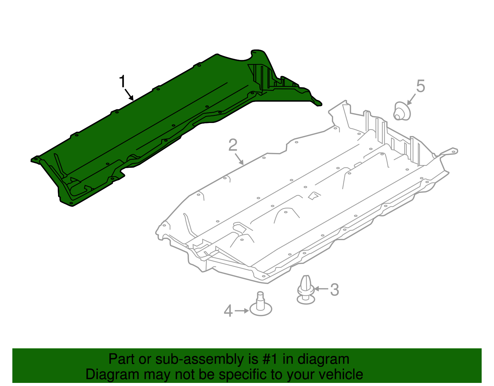 2015-2024 Nissan Murano Under Cover 748145AA0A | Nissan Canada