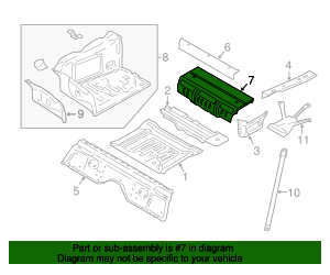 41-00-7-431-642 - Floor Sill 2017-2023 BMW | AutoNationParts.com