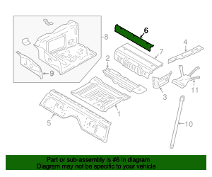 Genuine BMW 41-00-7-413-081 | Rear Cross-Member | FREE Shipping on Most ...