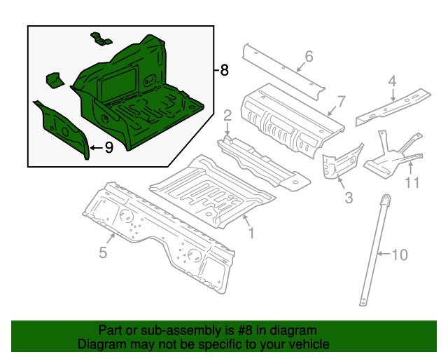 Genuine BMW 41-00-7-431-575 | Side Panel | FREE Shipping on Most Orders ...