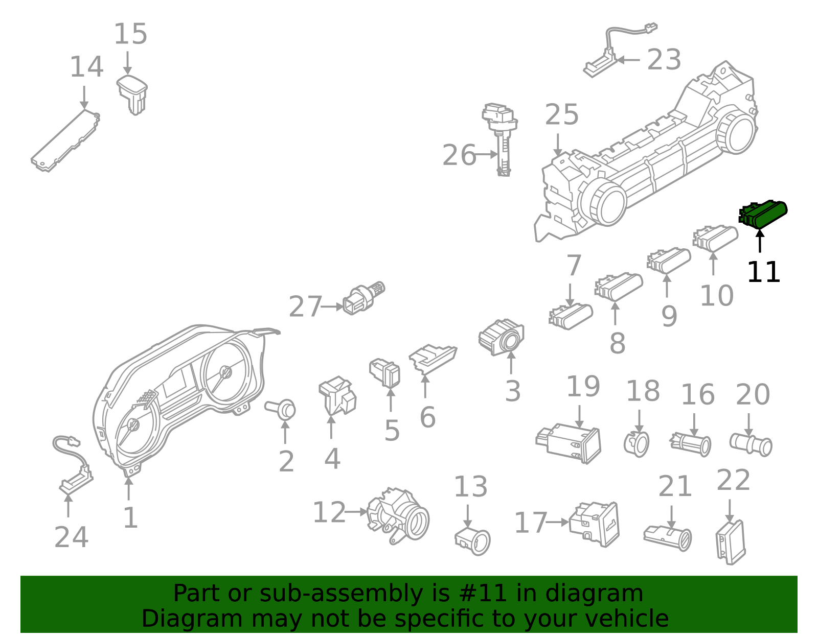 2021-2025 Ford F-150 Motorcraft™ Traction Control Switch SW-8503 ...